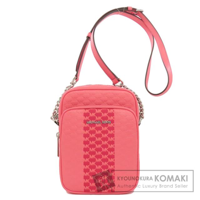 マイケルコース Michael Kors  ロングショルダー MKシグネチャー  ショルダーバッグ レザー 中古