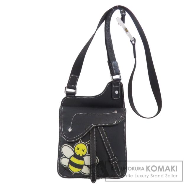 クリスチャンディオール CHRISTIAN DIOR  ビー サドル  ショルダーバッグ カーフ レディース  中古