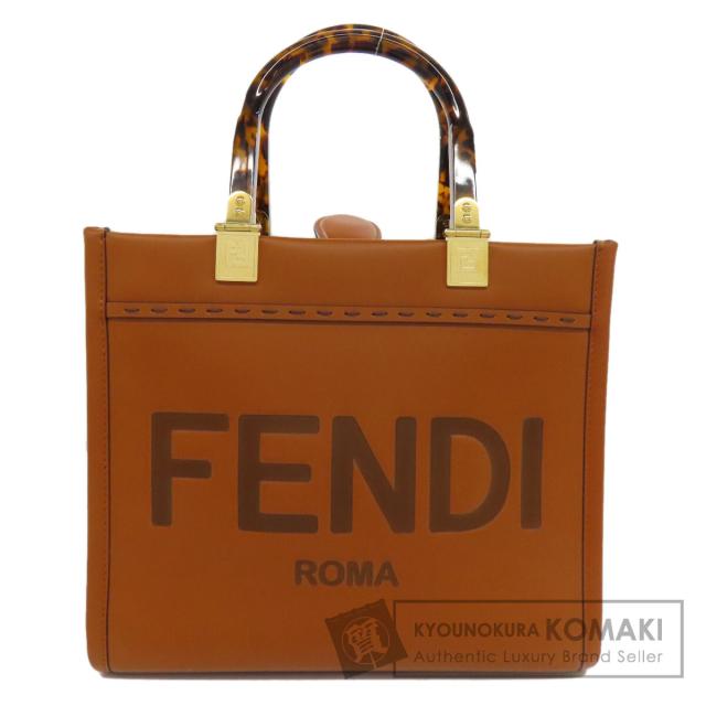 フェンディ FENDI  サンシャイン スモール  ハンドバッグ カーフ レディース  中古