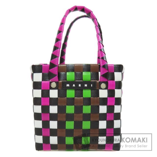 マルニ MARNI  カゴバッグ  ハンドバッグ ポリプロピレン レディース  中古