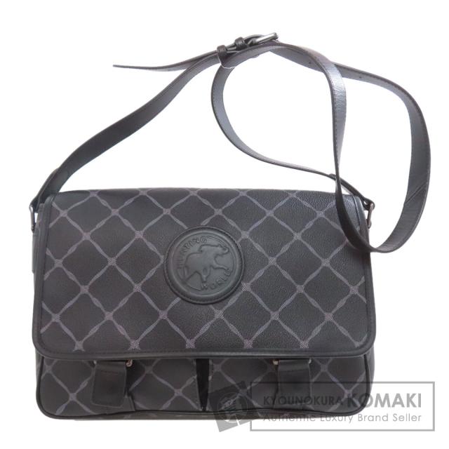 ハンティングワールド HUNTING WORLD  ロゴ  ショルダーバッグ PVC レディース  中古