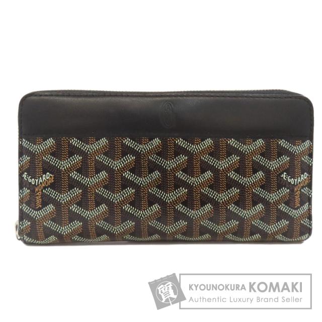 ゴヤール GOYARD  ヘリンボーン柄  長財布（小銭入れあり） PVC レディース  中古