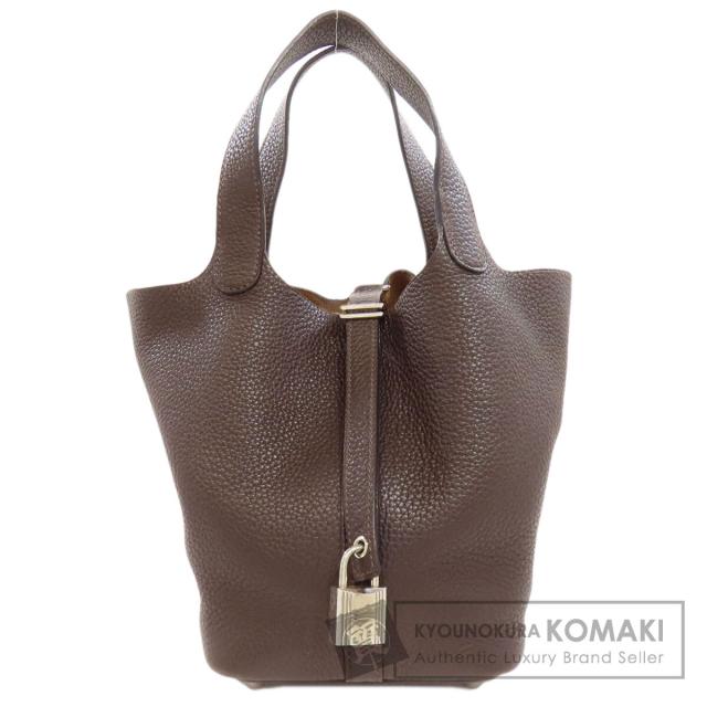 エルメス HERMES  ピコタンロックPM シルバー金具  ハンドバッグ トリヨン レディース  中古
