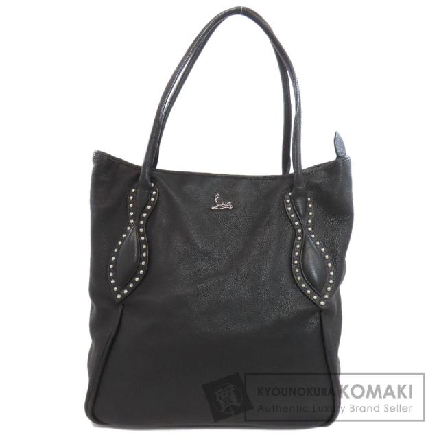 クリスチャンルブタン Christian Louboutin  ロゴ  トートバッグ レザー レディース  中古