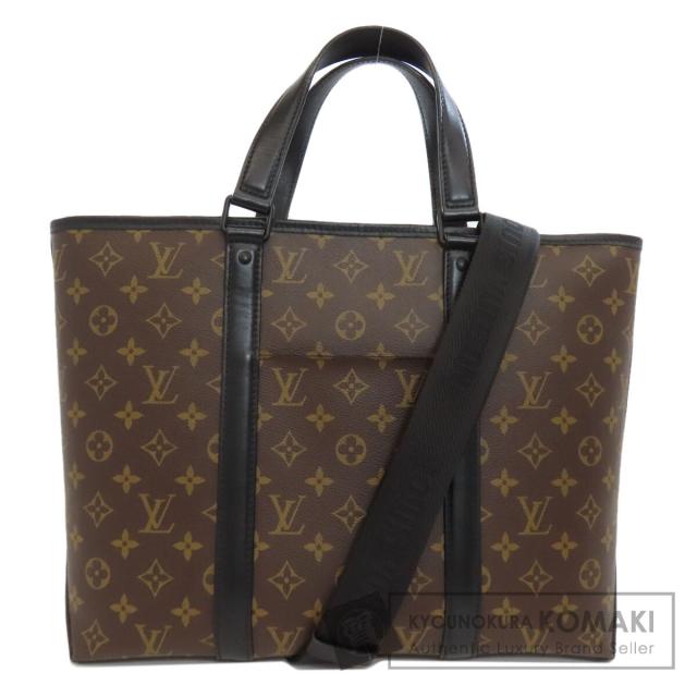 ルイヴィトン LOUIS VUITTON M45734  ウィークエンドPM  トートバッグ モノグラムマカサー 中古