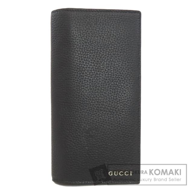 グッチ GUCCI 795296  ロゴ  長財布（小銭入れあり） レザー メンズ  中古
