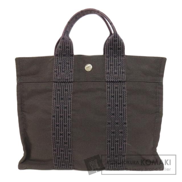 エルメス HERMES  エールラインPM  ハンドバッグ キャンバス レディース  中古