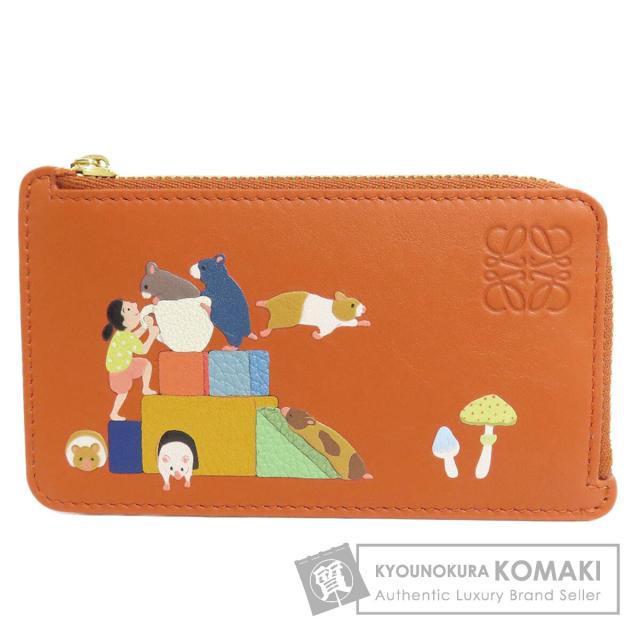 ロエベ LOEWE  ハムスターモチーフ  ケース レザー レディース  中古