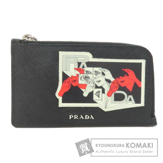 プラダ PRADA  リアルライフコミックス  ケース サフィアーノ レディース  中古