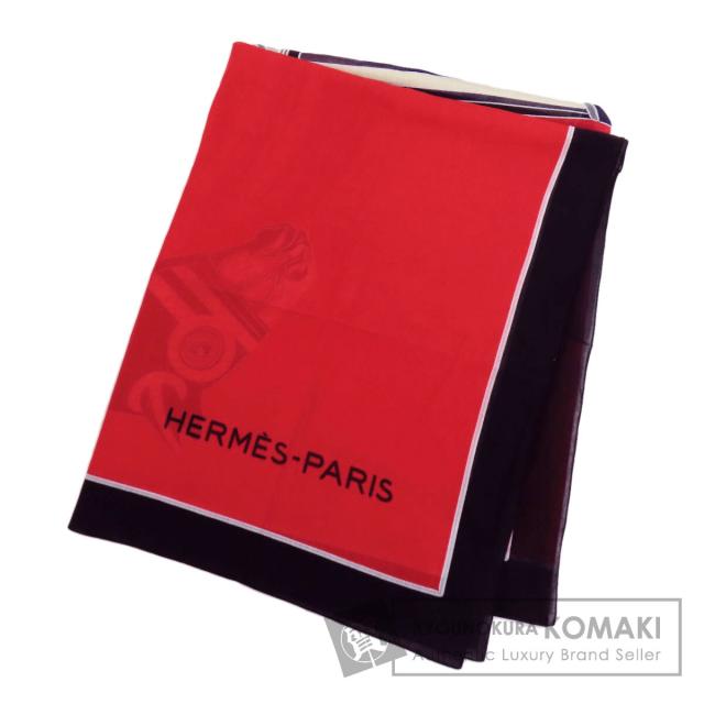 エルメス HERMES  馬柄  ストール コットン レディース  中古