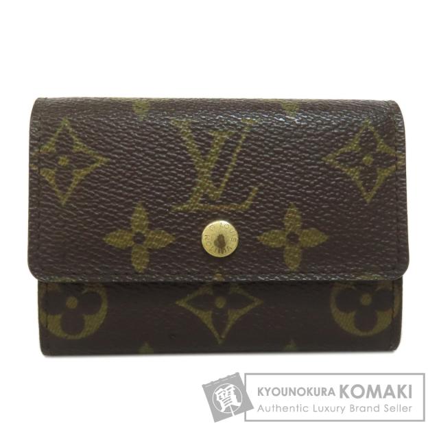 ルイヴィトン LOUIS VUITTON M61930  ポルトモネ・プラ  ケース モノグラムキャンバス 中古