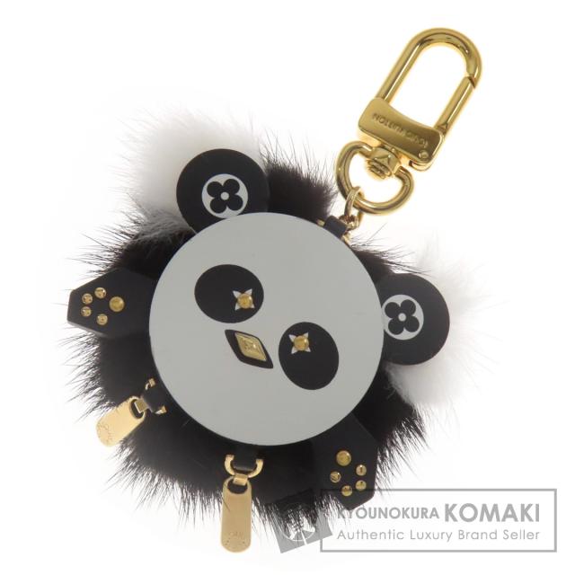 ルイヴィトン LOUIS VUITTON M63094  ビジュー サックファー ワイルドパンダ  キーホルダー 中古