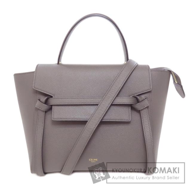 セリーヌ CELINE  ベルトバッグ 2WAY  ハンドバッグ カーフ レディース  中古