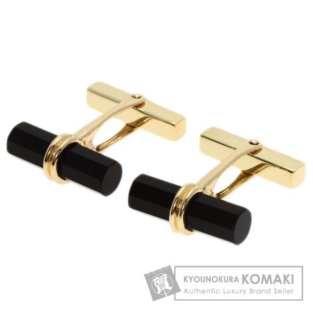 ティファニー TIFFANY&Co.  オニキス  カフス K14イエローゴールド メンズ  中古