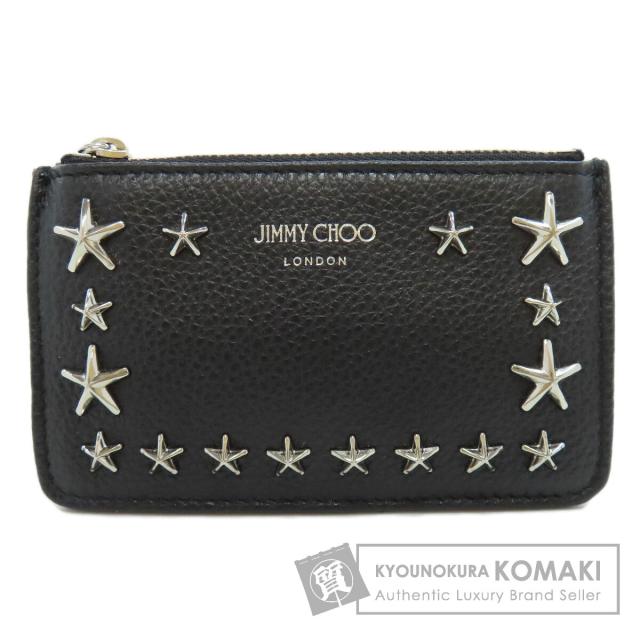 ジミーチュウ Jimmy Choo  スターモチーフ スタッズ  ケース レザー レディース  中古