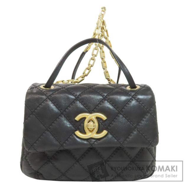 シャネル CHANEL  マトラッセ 2WAY ゴールド金具  ハンドバッグ カーフ レディース  中古