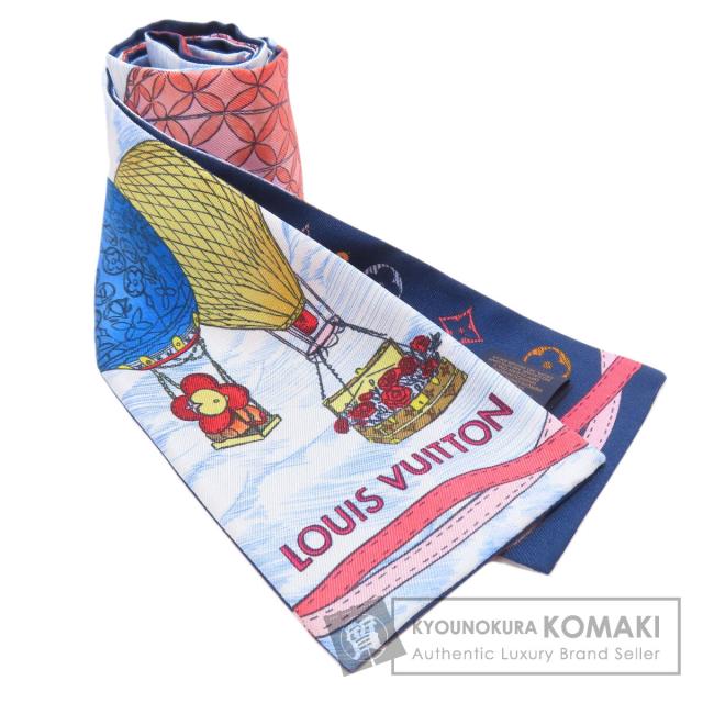 ルイヴィトン LOUIS VUITTON M77681  バンドー  スカーフ シルク レディース  中古