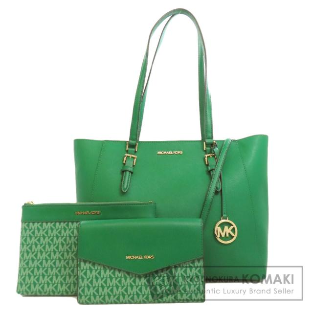 マイケルコース Michael Kors  ロゴ  トートバッグ レザー レディース  中古