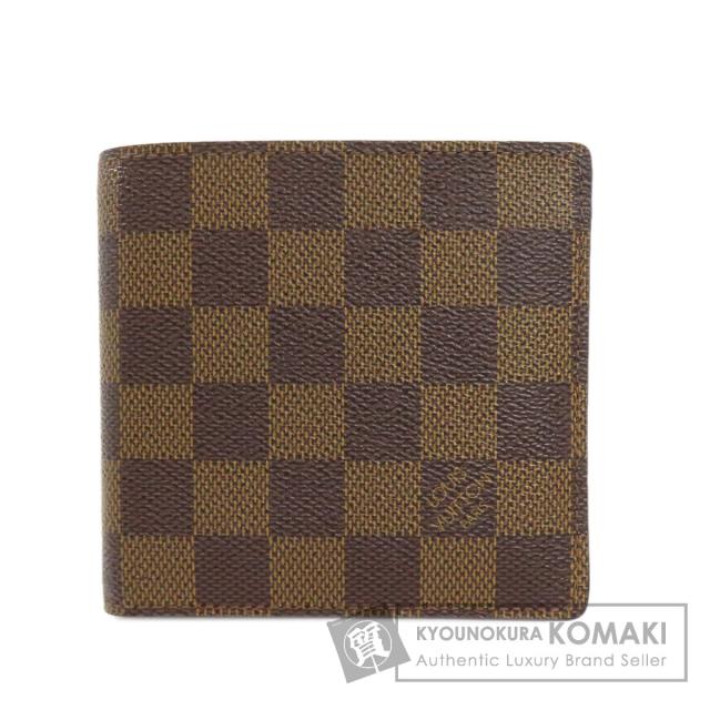 ルイヴィトン LOUIS VUITTON N61675  ポルトフォイユ・マルコ  二つ折り財布（小銭入れあり） 中古