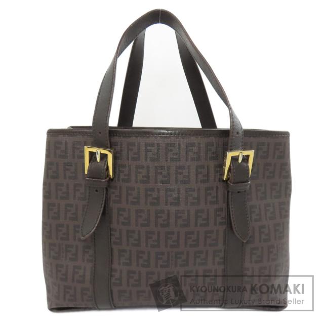 フェンディ FENDI  ズッカ柄  ハンドバッグ PVC レディース  中古