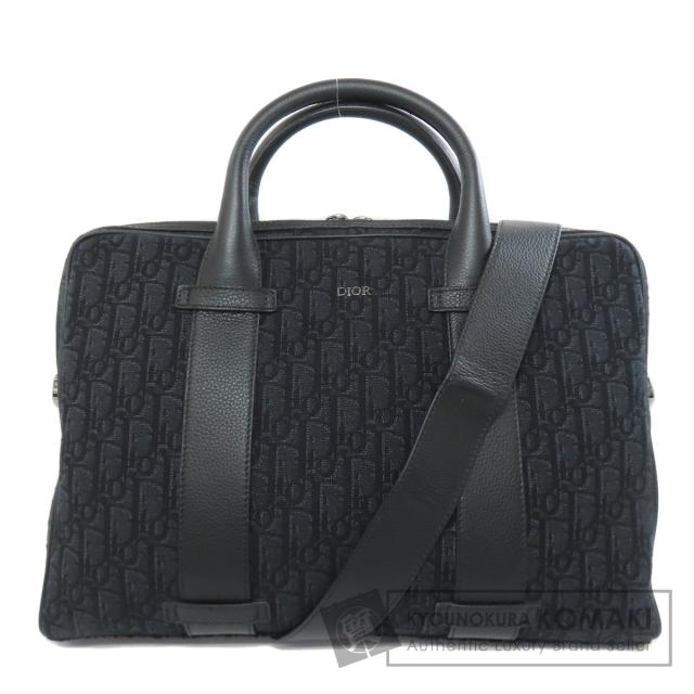 クリスチャンディオール CHRISTIAN DIOR  トロッター柄 2WAY  ビジネスバッグ キャンバス 中古