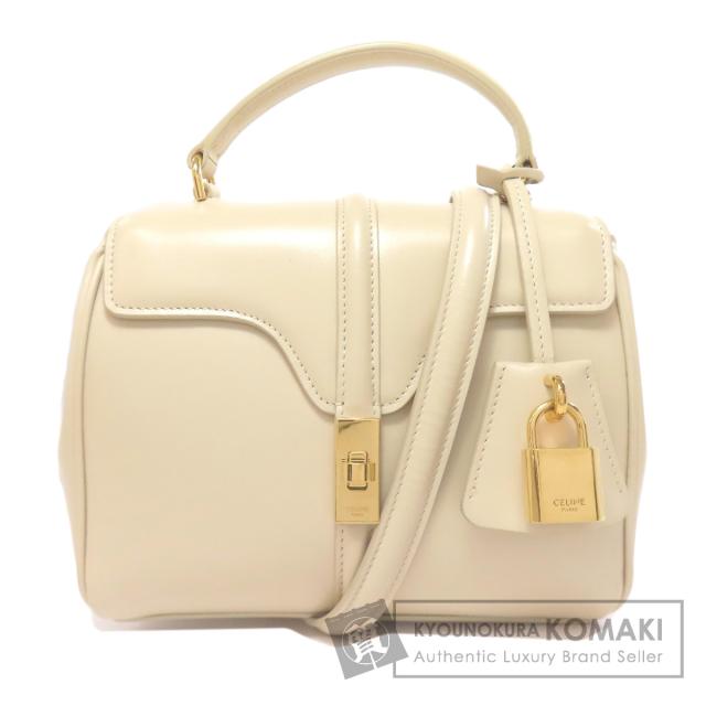 セリーヌ CELINE  ロゴ  ハンドバッグ レザー レディース  中古