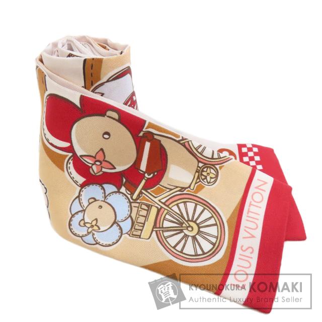 ルイヴィトン LOUIS VUITTON  バンドーBB  スカーフ シルク レディース  中古