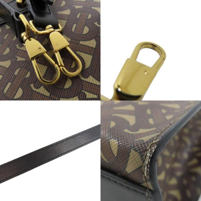 バーバリー BURBERRY TBロゴ 2WAY トートバッグ PVC レディース 中古