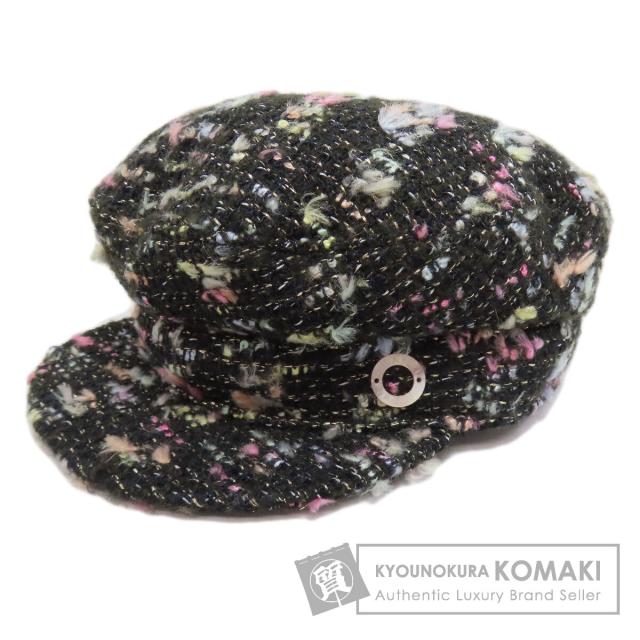 シャネル CHANEL  キャスケット  帽子 ツィード レディース  中古