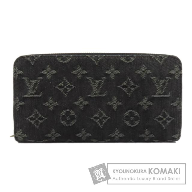ルイヴィトン LOUIS VUITTON M95614  ジッピー・ウォレット  長財布（小銭入れあり） デニム 中古