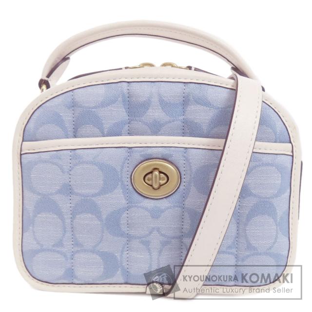 コーチ COACH C4688  シグネチャー 2WAY  ハンドバッグ デニム レディース  中古