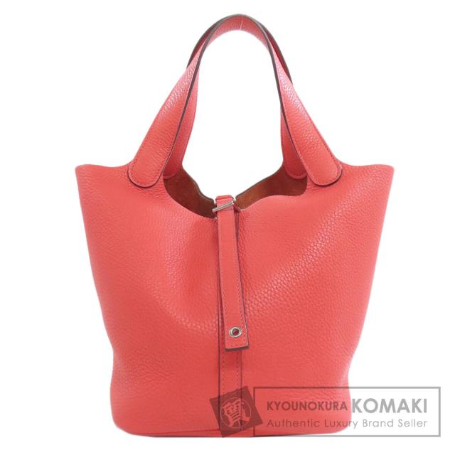 エルメス HERMES  ピコタンロックMM シルバー金具  ハンドバッグ トリヨンクレマンス 中古