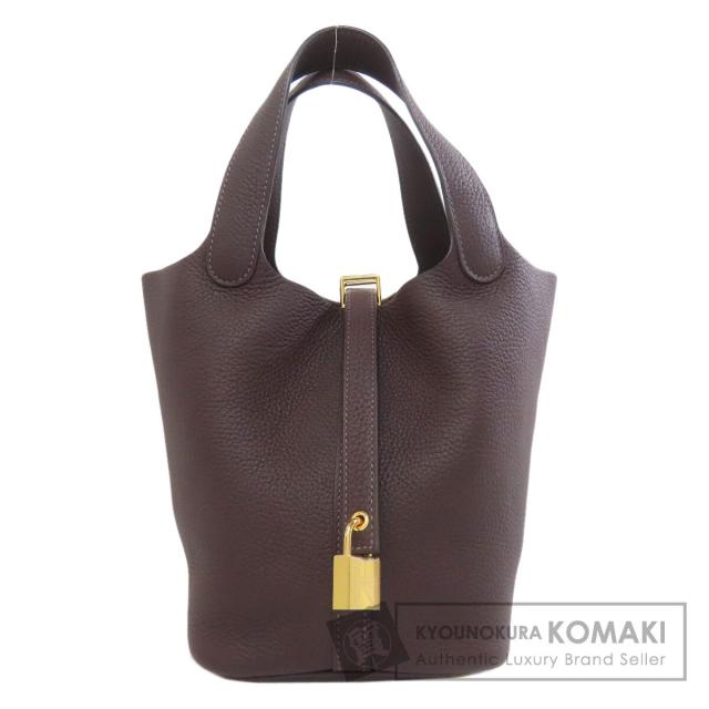 エルメス HERMES  ピコタンロックPM ゴールド金具  ハンドバッグ トリヨン レディース  中古