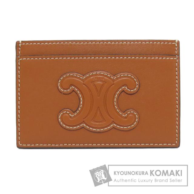 セリーヌ CELINE  トリオンフ  カードケース レザー レディース  中古