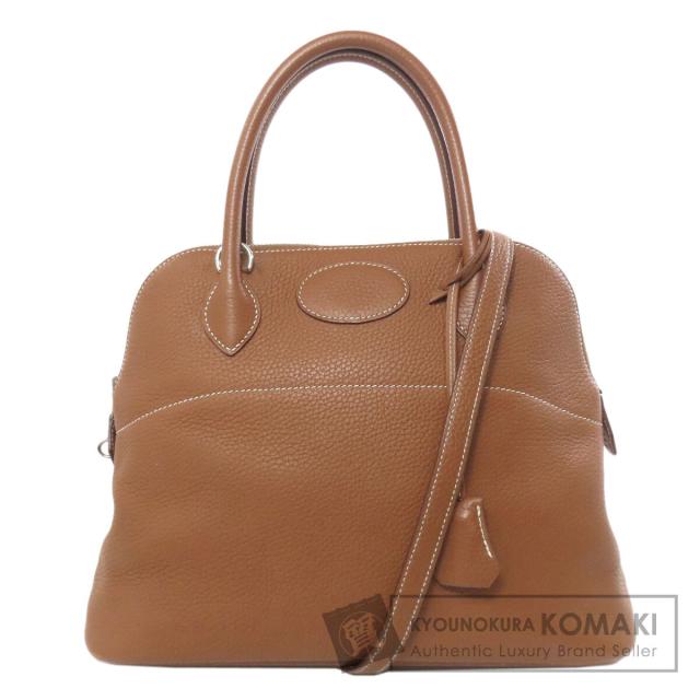 エルメス HERMES  ボリード31 ゴールド シルバー金具  ハンドバッグ トリヨン レディース  中古