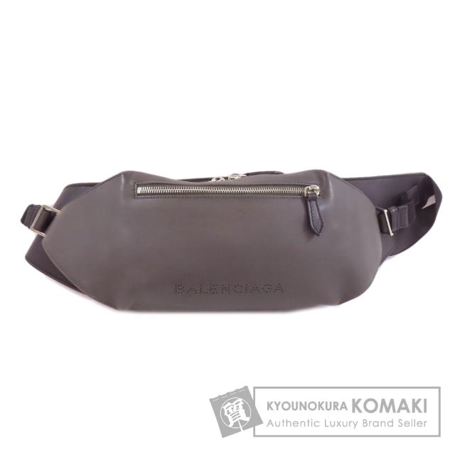 バレンシアガ BALENCIAGA 433625  ロゴ  ボディバッグ レザー レディース  中古