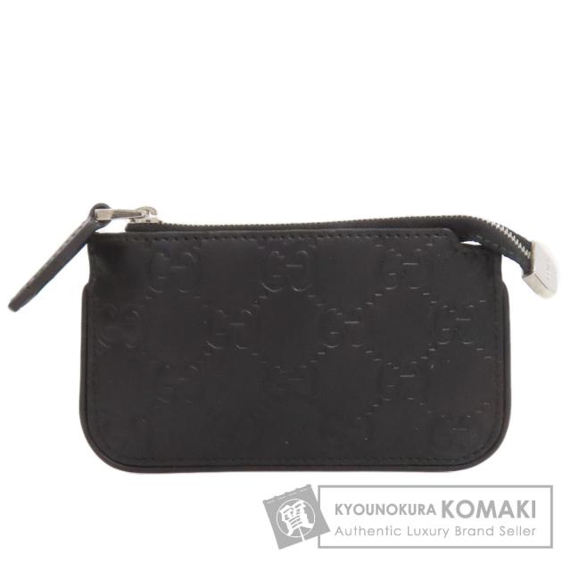 グッチ GUCCI 233183  GGシグネチャー シマ  ケース レザー レディース  中古