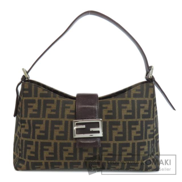 フェンディ FENDI  マンマバケット  ショルダーバッグ キャンバス レディース  中古