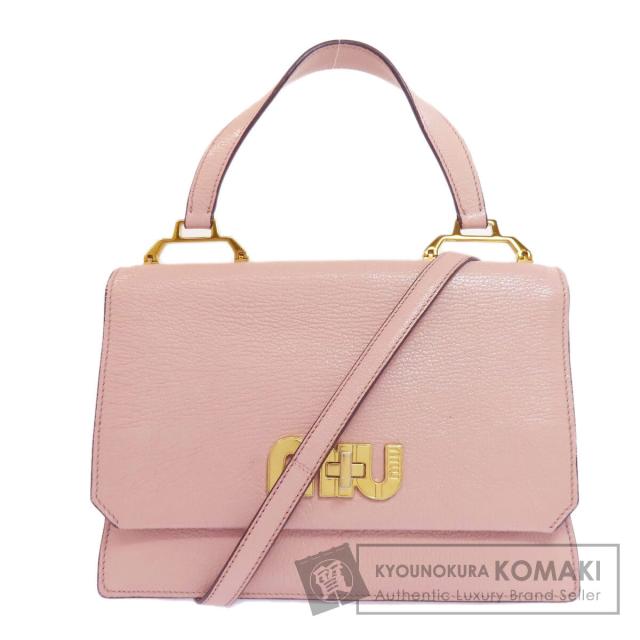 ミュウミュウ MIUMIU  2WAY  ハンドバッグ レザー レディース  中古