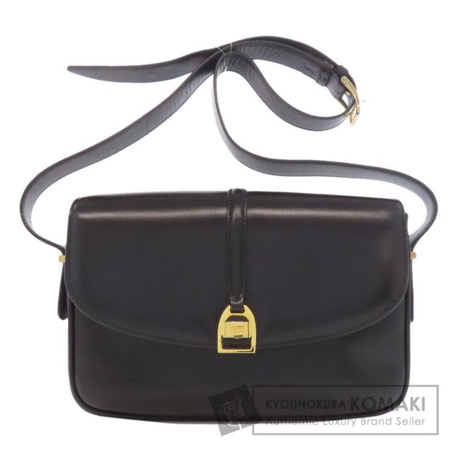 セリーヌ CELINE  ロゴ  ショルダーバッグ レザー レディース  中古