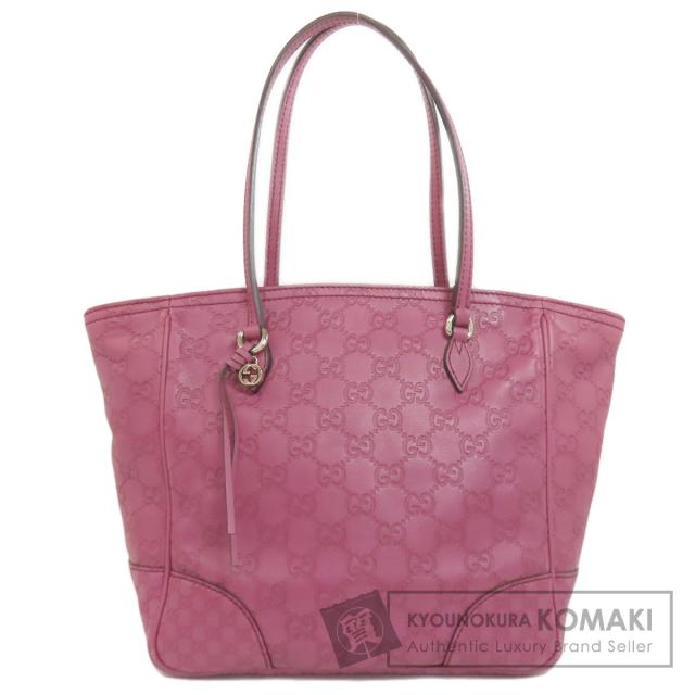 グッチ GUCCI 353119  GGシグネチャー シマ  ハンドバッグ レザー レディース  中古