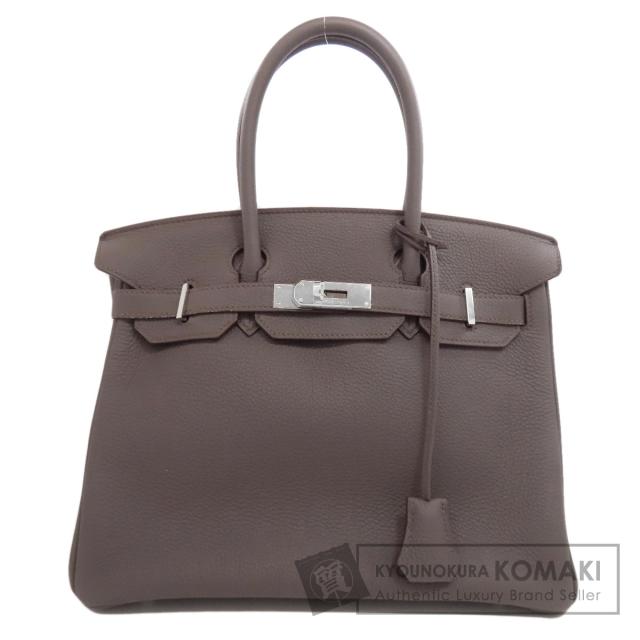 エルメス HERMES  バーキン30 エタン シルバー金具  ハンドバッグ トリヨン レディース  中古