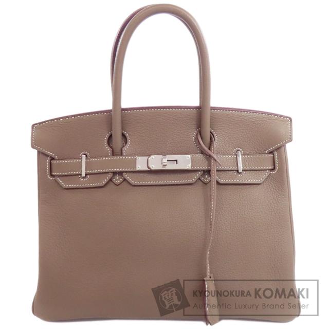 エルメス HERMES  バーキン30 エトープ シルバー金具  ハンドバッグ トリヨン レディース  中古
