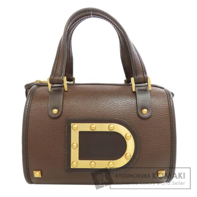 デルヴォー DELVAUX  アストリッド ミニボストン  ハンドバッグ レザー レディース  中古