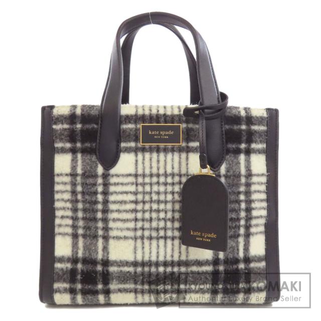 ケイトスペード kate spade  チェック柄  ハンドバッグ ウール レディース  中古