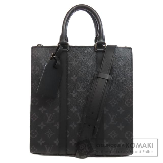 ルイヴィトン LOUIS VUITTON M46452  サック・プラ  ハンドバッグ モノグラムエクリプス 中古