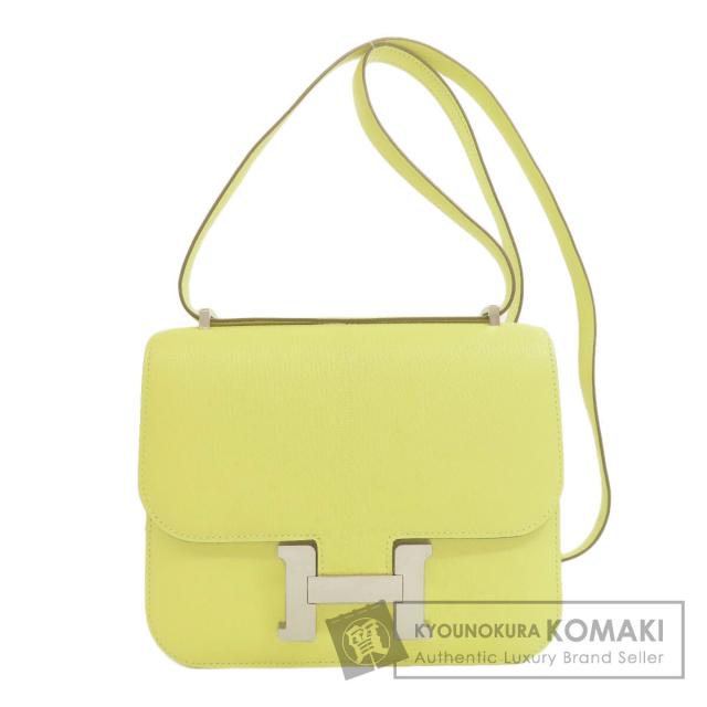 エルメス HERMES  コンスタンス ジョーヌブルジョン 3 ミニ シルバー金具  ショルダーバッグ 中古
