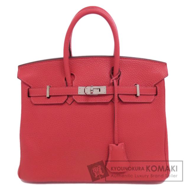 エルメス HERMES  バーキン25 ローズジャイプール シルバー金具  ハンドバッグ トリヨン 中古