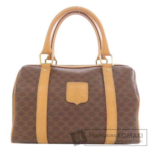 セリーヌ CELINE  マカダム柄  ハンドバッグ PVC レディース  中古