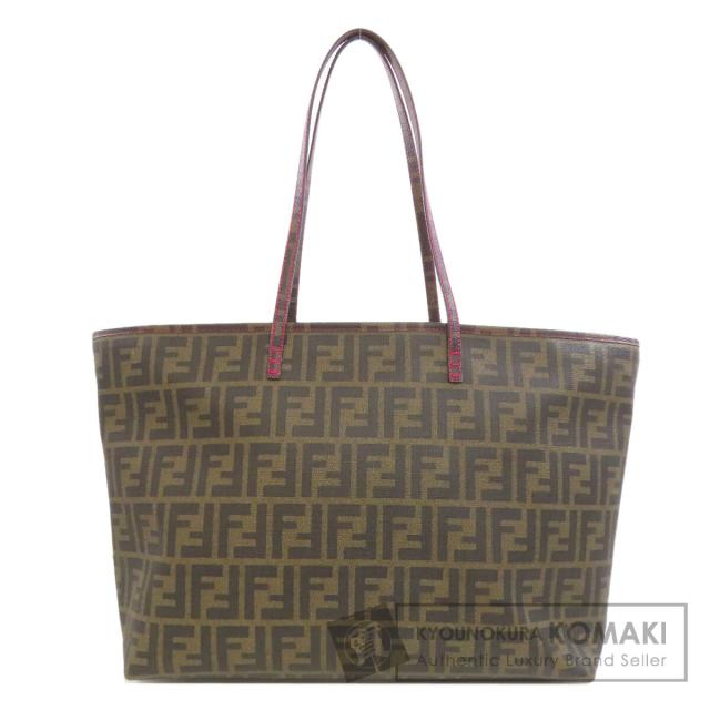 フェンディ FENDI  ズッカ柄  トートバッグ レザー レディース  中古